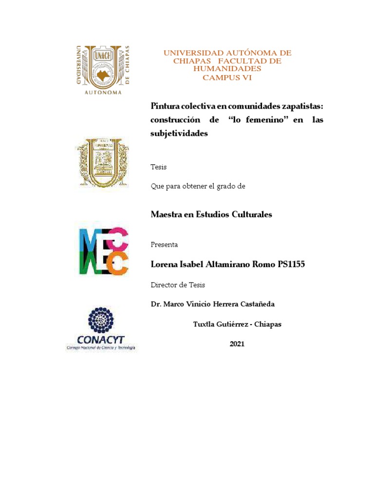 Lorena Isabel Altamirano Romo | PDF | Ejército Zapatista de Liberación ...
