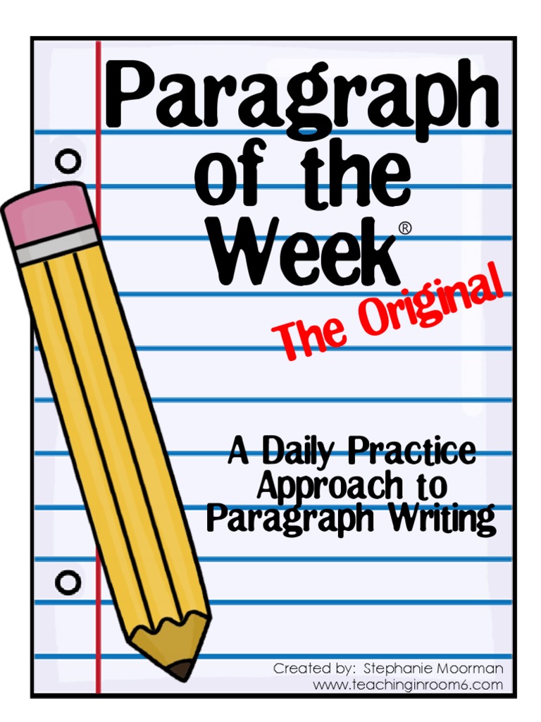 Paragraph of The Week | PDF | Paragraph | Essays