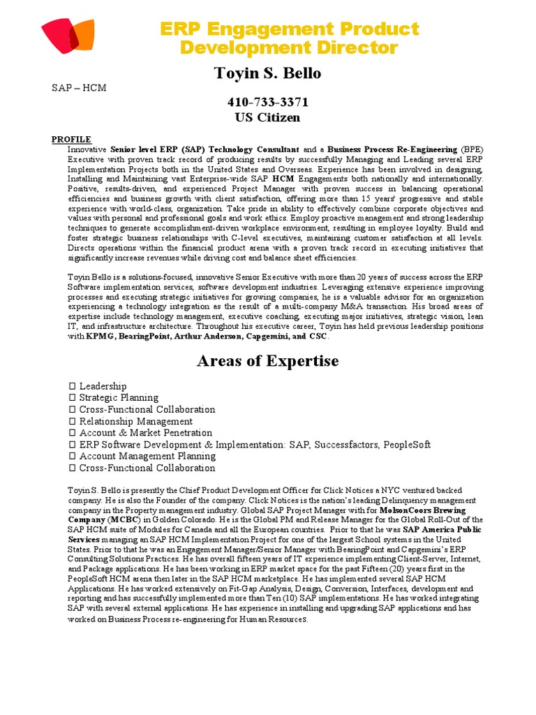 Dice Resume CV Toyin Bello | PDF | Human Resource Management | Software Engineering