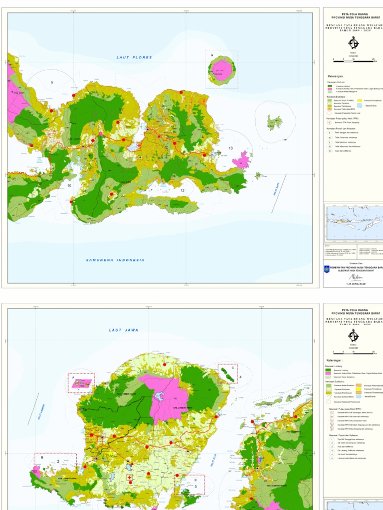 Peta RTRW Propinsi NTB | PDF