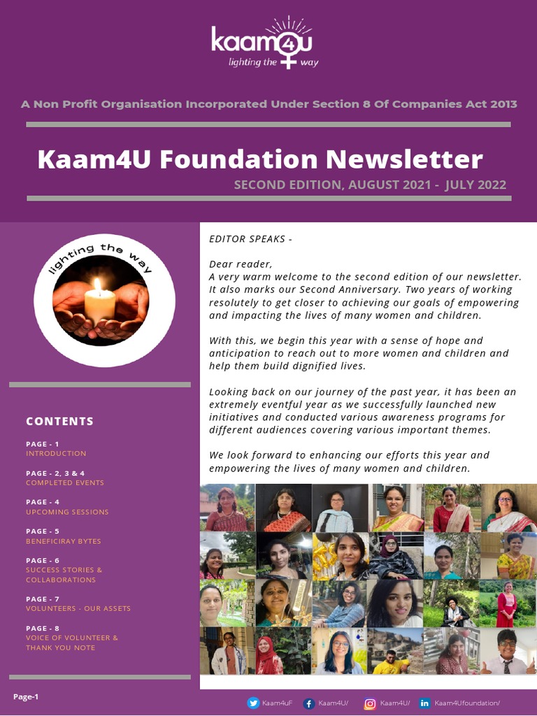 NGO Newsletter | PDF
