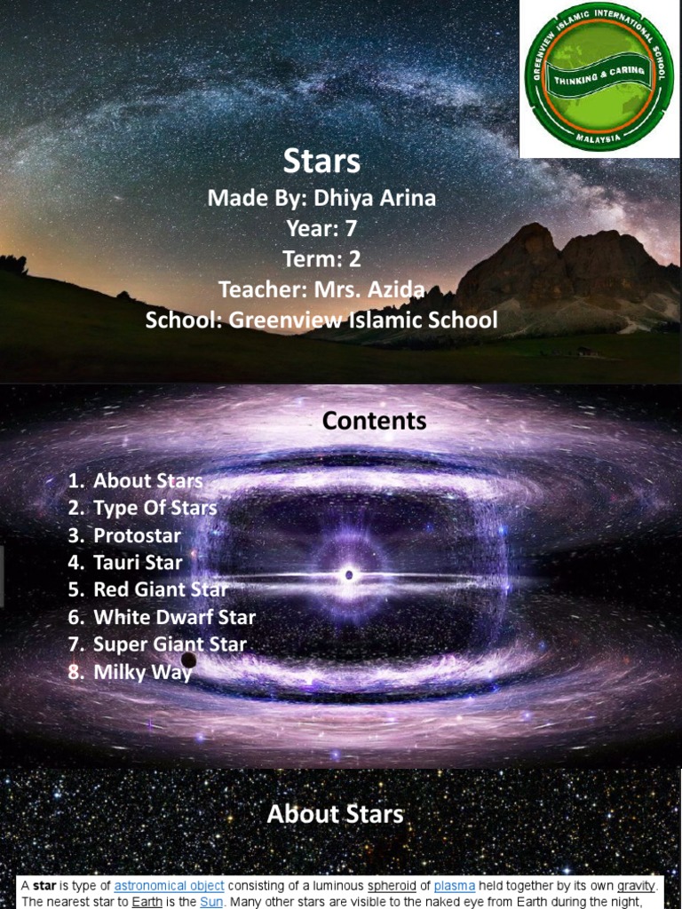 Exploring Types of Stars | PDF