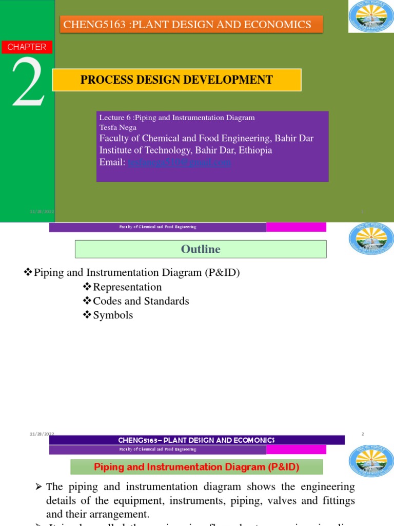 Lecture 6 P Id Pdf Valve Instrumentation