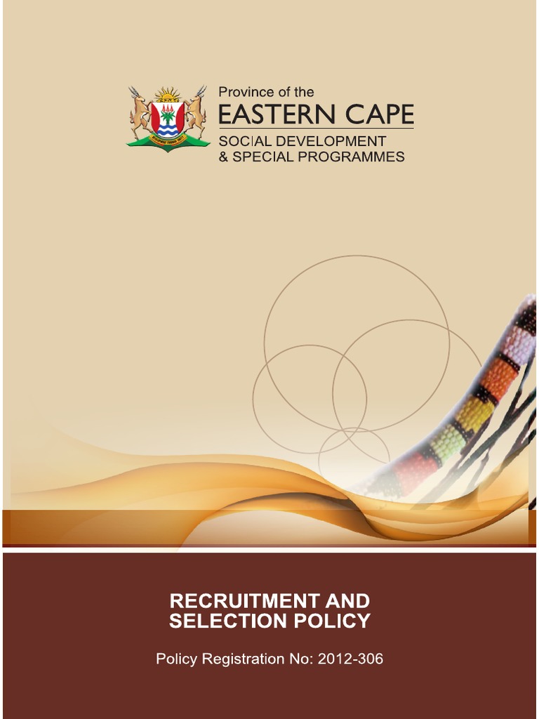 Recruitment and Selection Policy | PDF | Recruitment | Employment