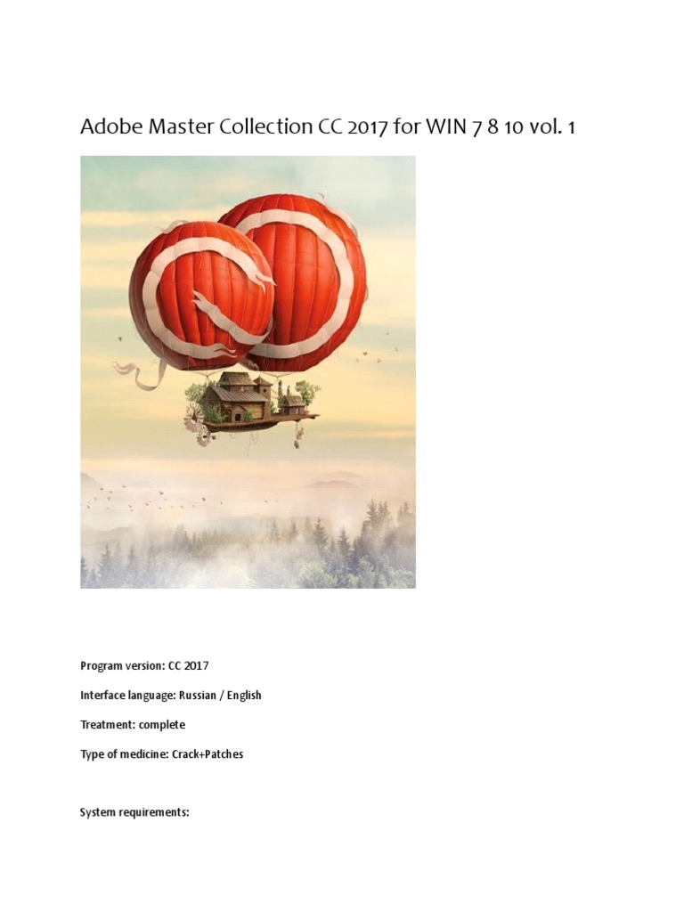 Adobe Master Collection CC 2017 For WIN 7 8 10 Vol. 1 | PDF