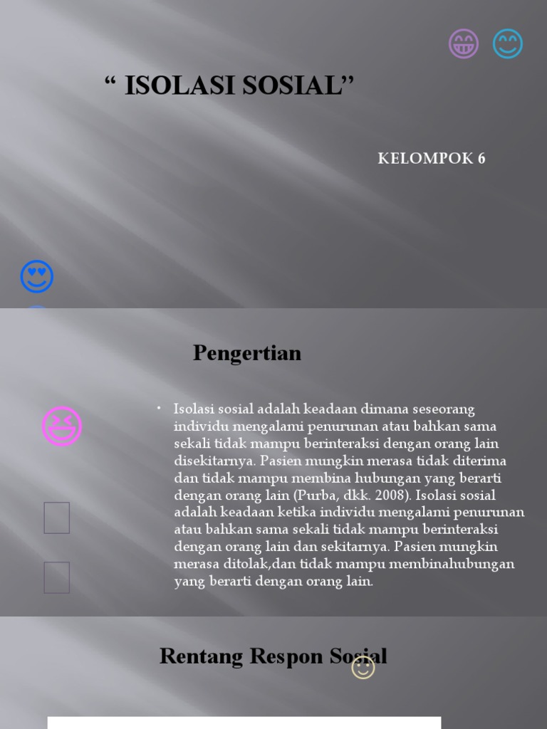Isolasi Sosial | PDF Isolasi Sosial | PDF