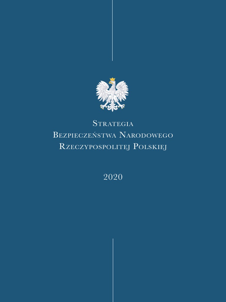 Strategia Bezpieczenstwa Narodowego RP 2020 | PDF