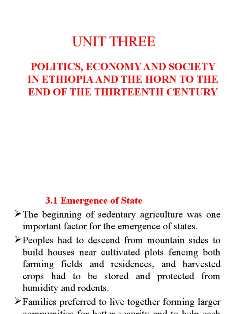 History, Unit Three | PDF