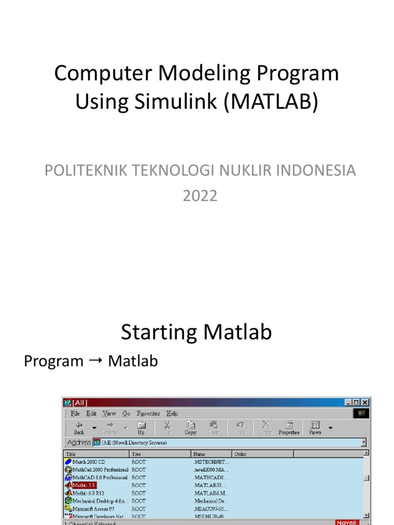 Tutorial Program Simulink Matlab 2022 | PDF | Damping | Matlab
