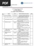 7 - Planificare - Dirigentie - Clasa - 7 2 Exemplare | PDF