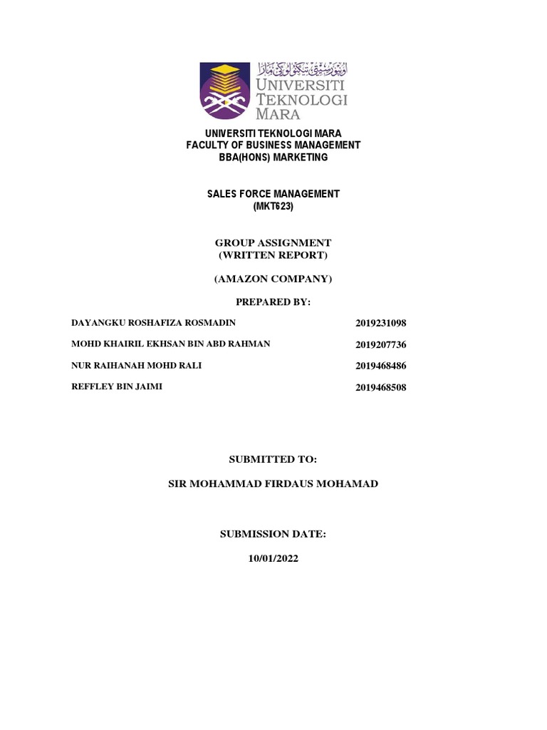 MKT623 Group Assignment | PDF | Market Segmentation | Sales