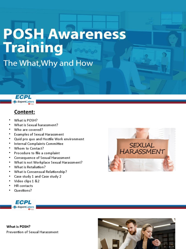 Posh Aug 2022 Ecpl | PDF | Sexual Harassment | Applied Ethics