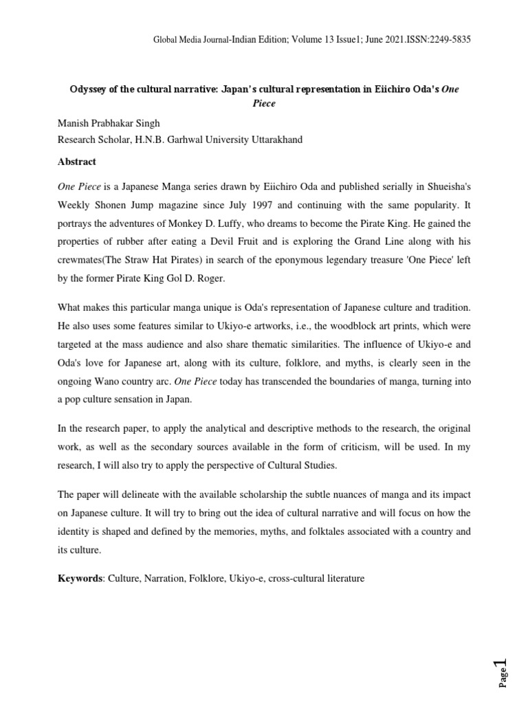 S6Odyssey of The Cultural Narrative Japan's Cultural Representation in ...