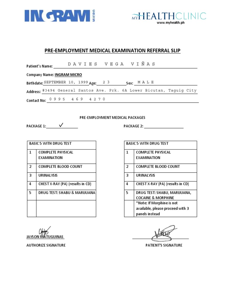 Updated Medical Referral Slip | PDF | Medical Specialties | Clinical ...