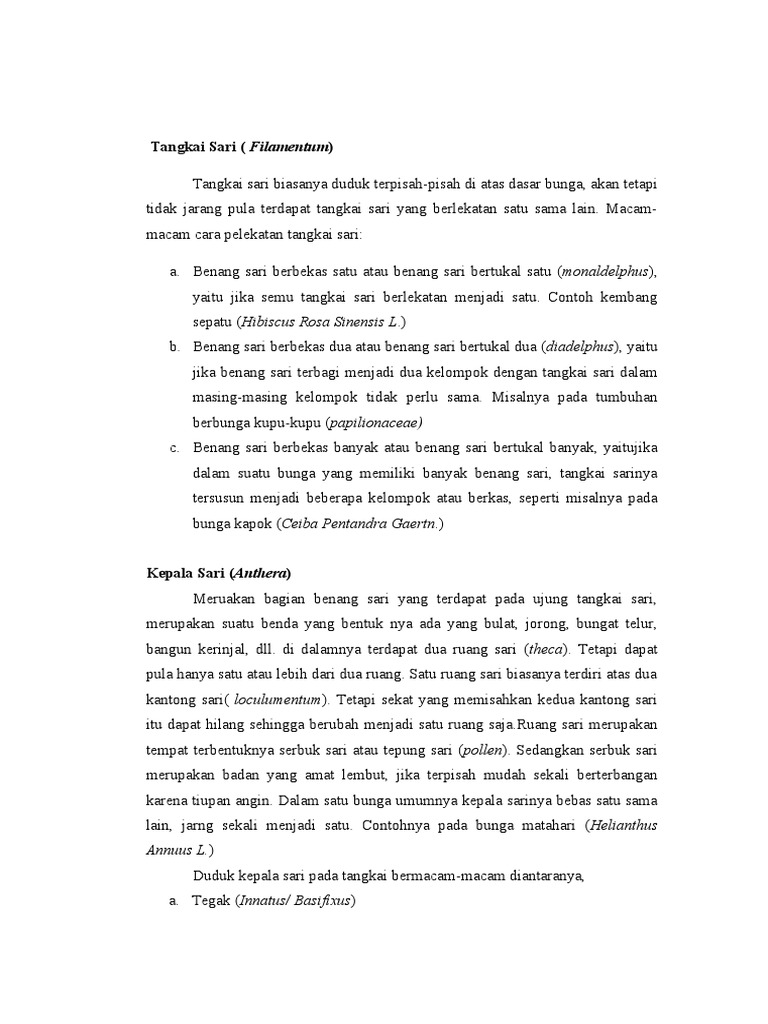 Tangkai Sari | PDF