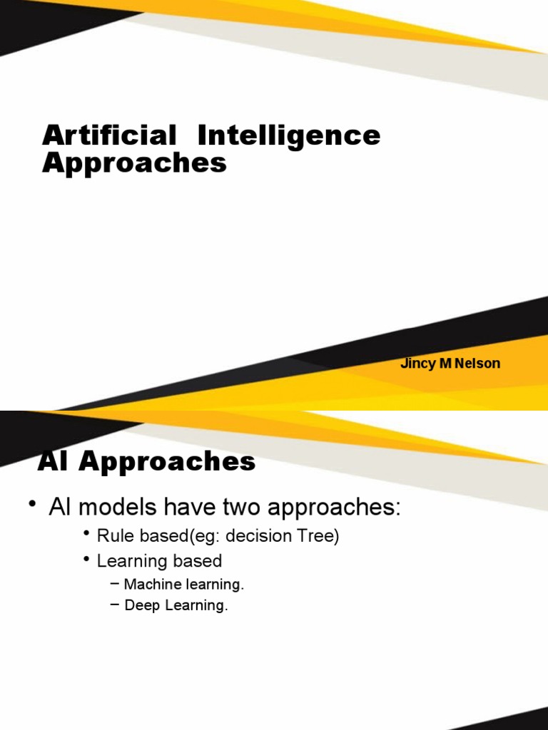 Learning-Based AI Approaches Explained | PDF | Career & Growth | Computers