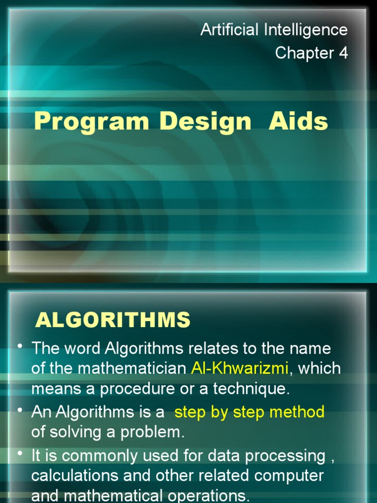 Chapter4-Program Design Aids | PDF | Algorithms | Theoretical Computer Science