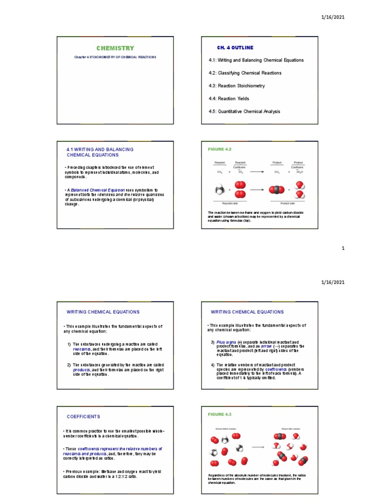 Chem1012 CH04 PowerPoint | PDF | Redox | Acid