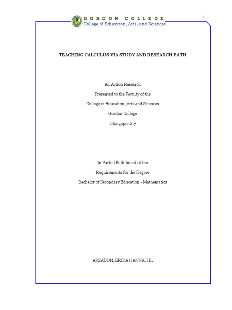 Arzadon Erika Hannah E. Sample Work | PDF | Teaching Method | Statistics