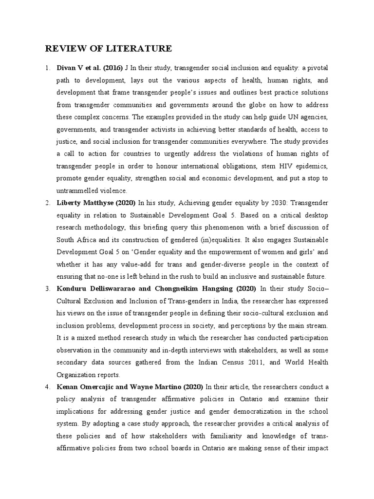 Litreture Review Pdf