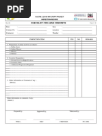 Sample Checklist Grouting | PDF
