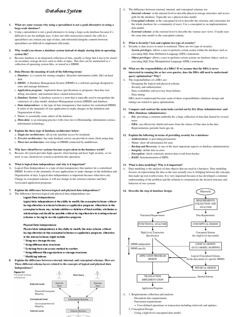 Database System | PDF | Data Model | Databases