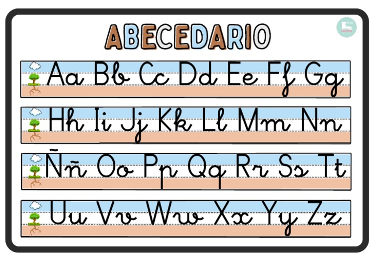 Abecedario Completo Los Pisos de Las Letras | PDF