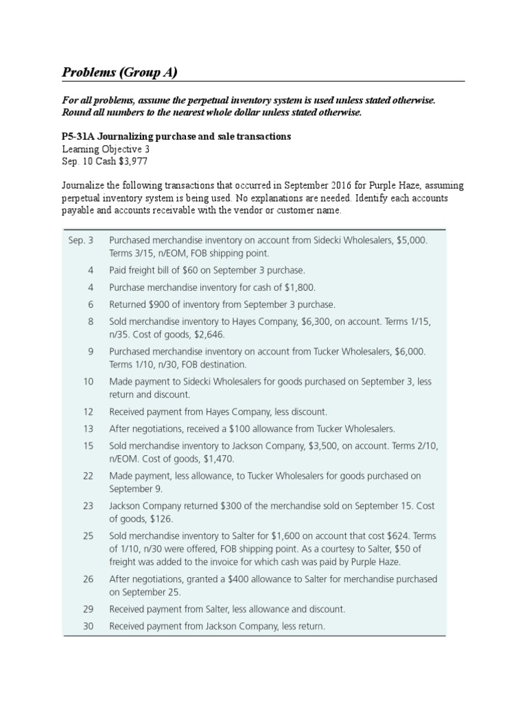 CH 5 Practice Questions Solutions | PDF | Expense | Debits And Credits