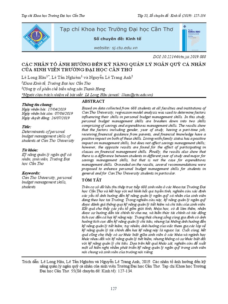 Thong Ke Ung Dung | PDF