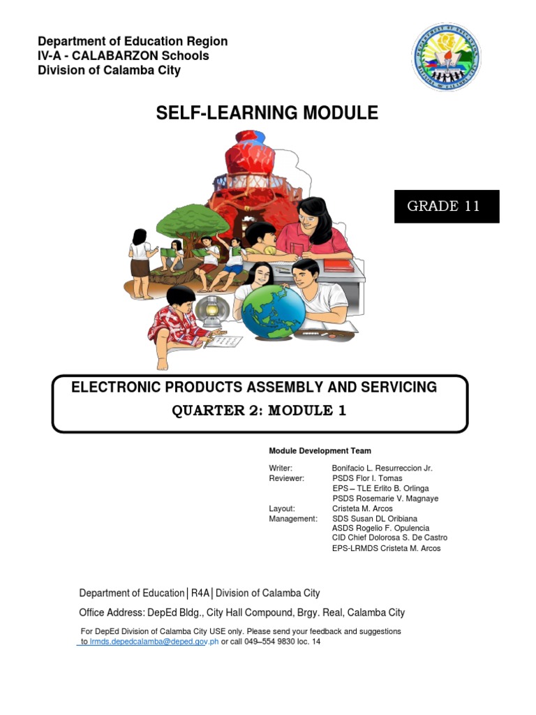 Epas Grade 11 Quarter 2 Module 1 | PDF | Electric Motor | Capacitor