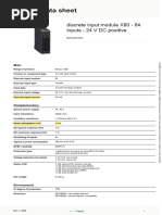 BMXDDI1602 Discrete Input Module Data | PDF | Power Supply | Logic Gate
