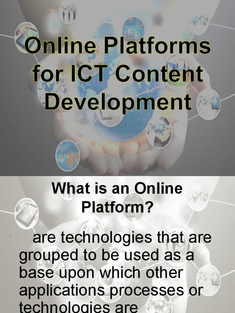 Overview of Online Platforms | PDF | World Wide Web | Internet & Web