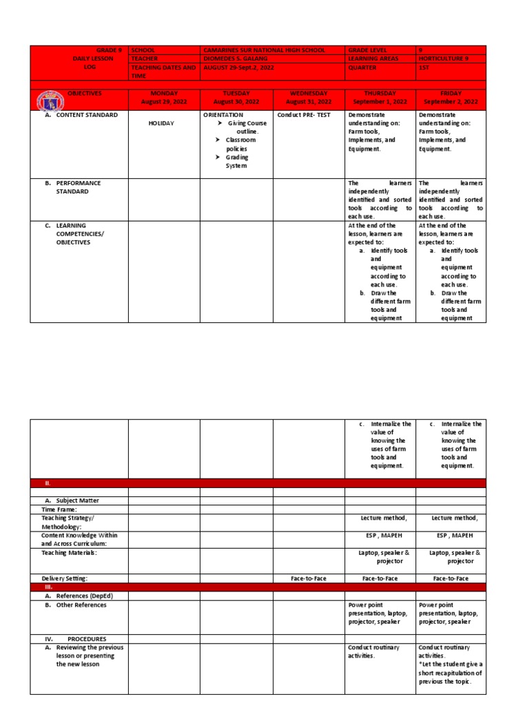 DLL Galang | PDF | Teaching Method | Learning