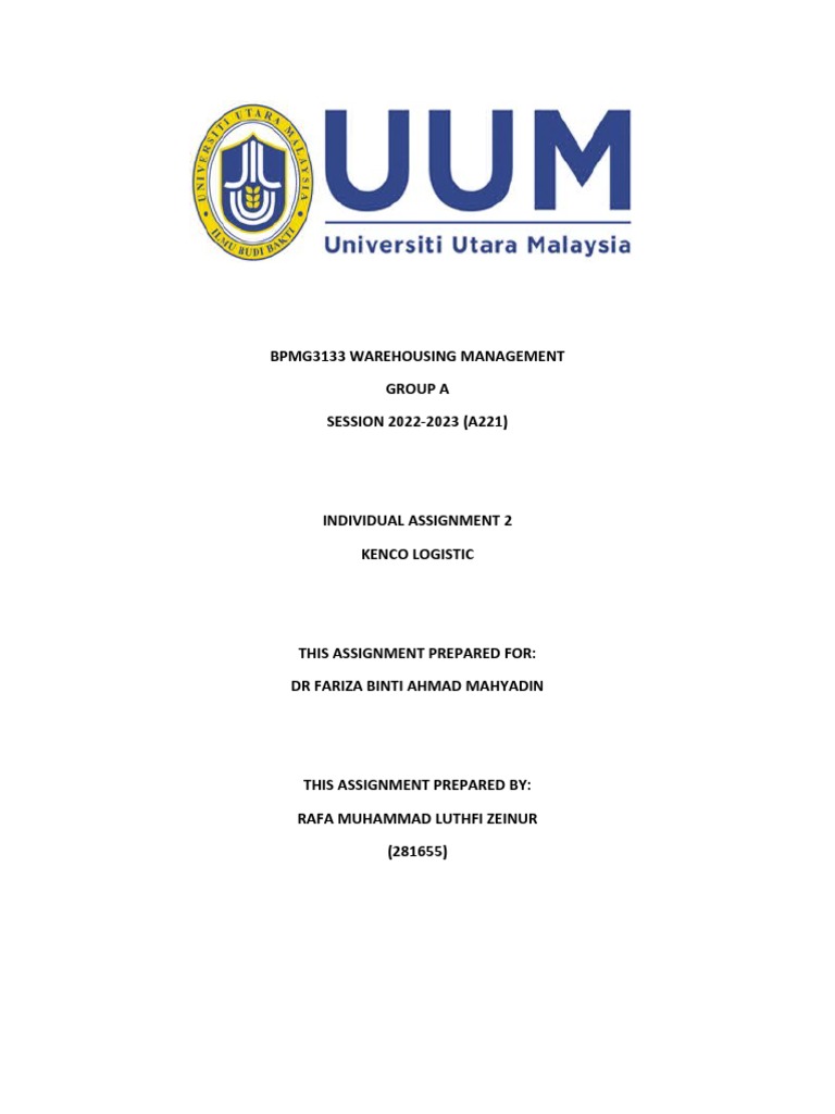 Warehouse Assign Individual 2 | PDF | Logistics | Accuracy And Precision