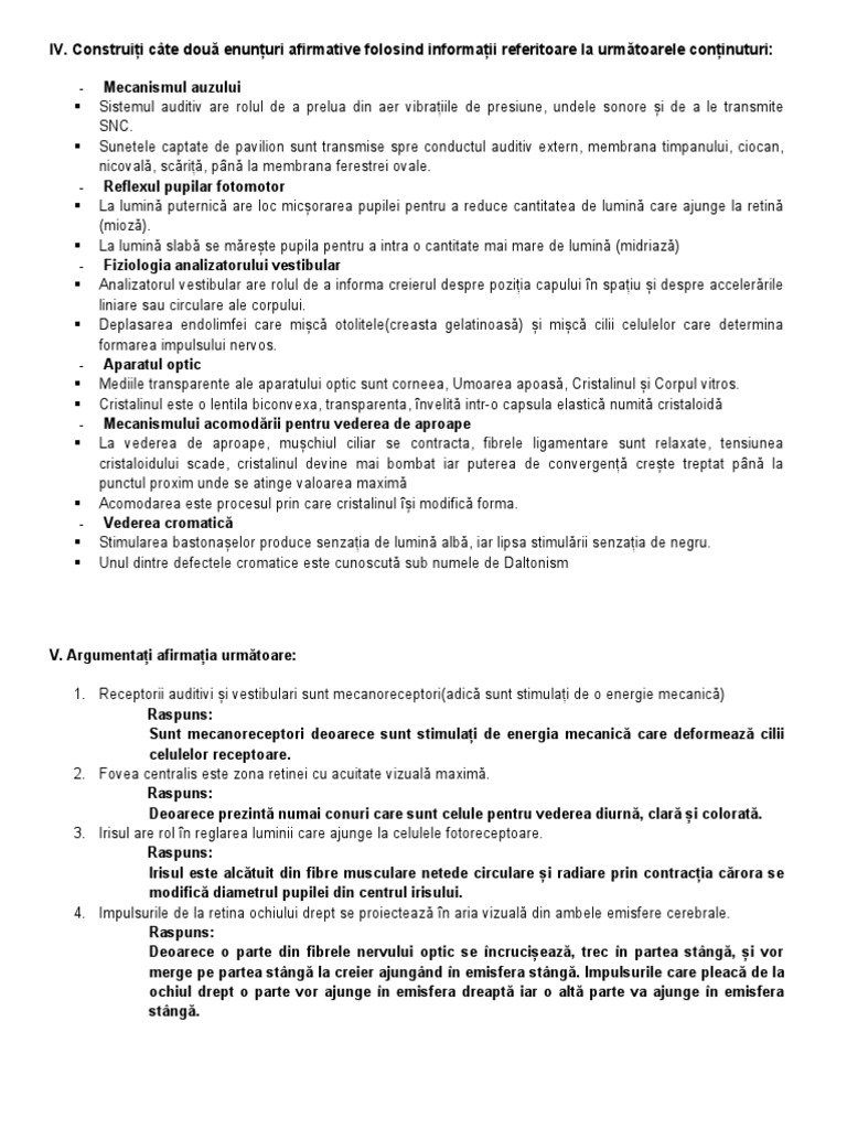 Teste Anatomie | PDF