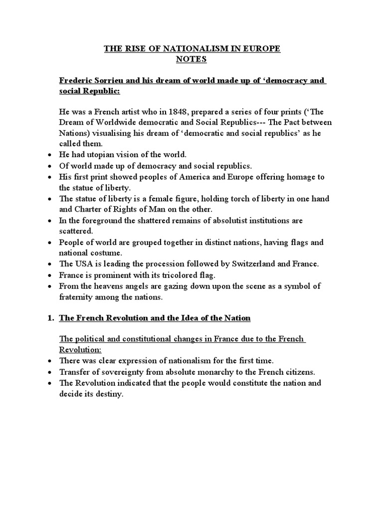 Nationalism's Rise in 19th Century Europe | PDF | Nationalism | Kingdom ...