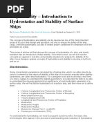 Understanding VCG, LCG, and TCG in Ships | PDF | Buoyancy | Mass