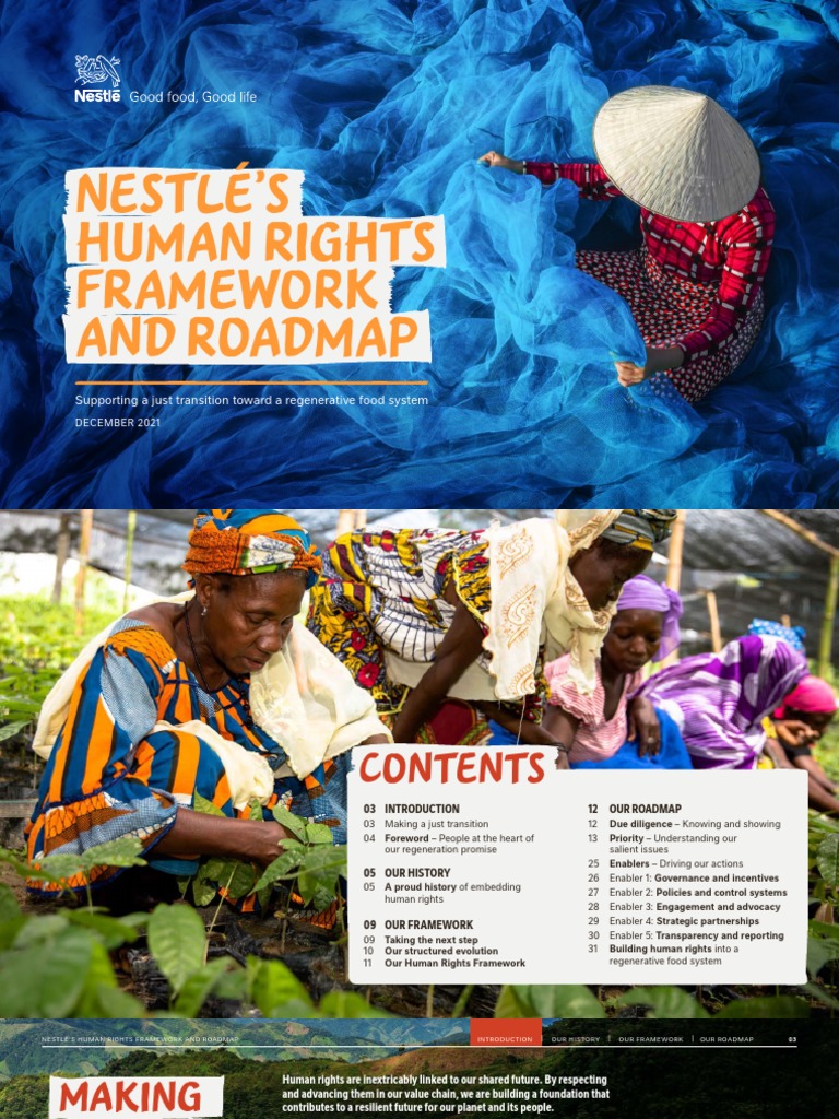 nestle-human-rights-framework-roadmap | PDF | Governance | Supply Chain