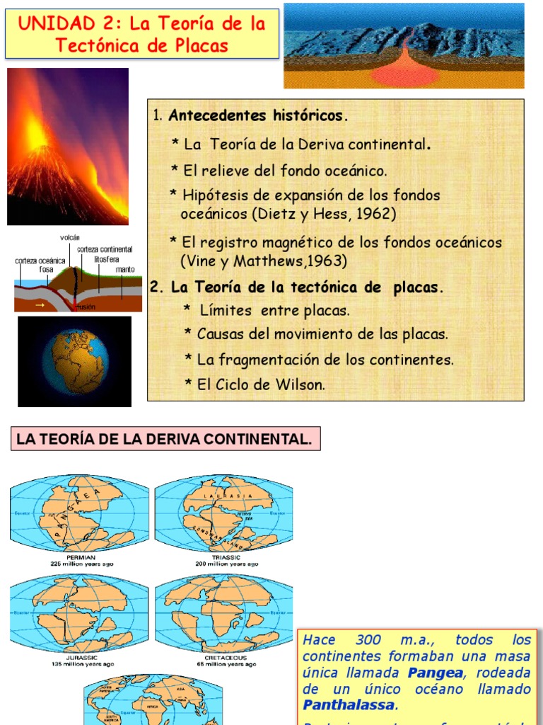 Tectónica de Placas Ver Alumnado 21-22 Bach | PDF | Placas tectónicas ...