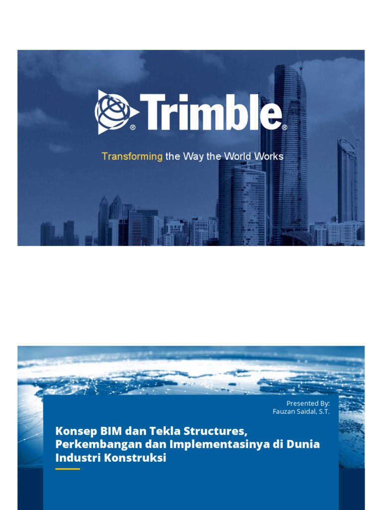 Konsep BIM & Tekla Structures | PDF