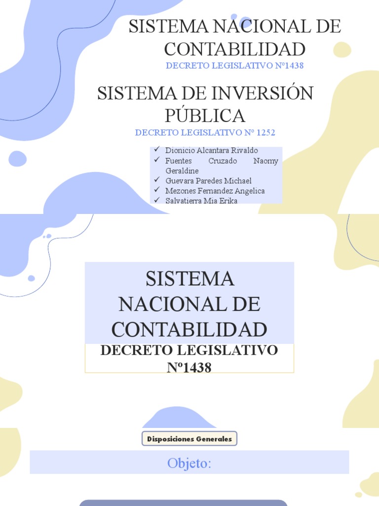G4 - Sistema de Contabilidad y Sistema de Inversion Publica | PDF | Contabilidad | Contador