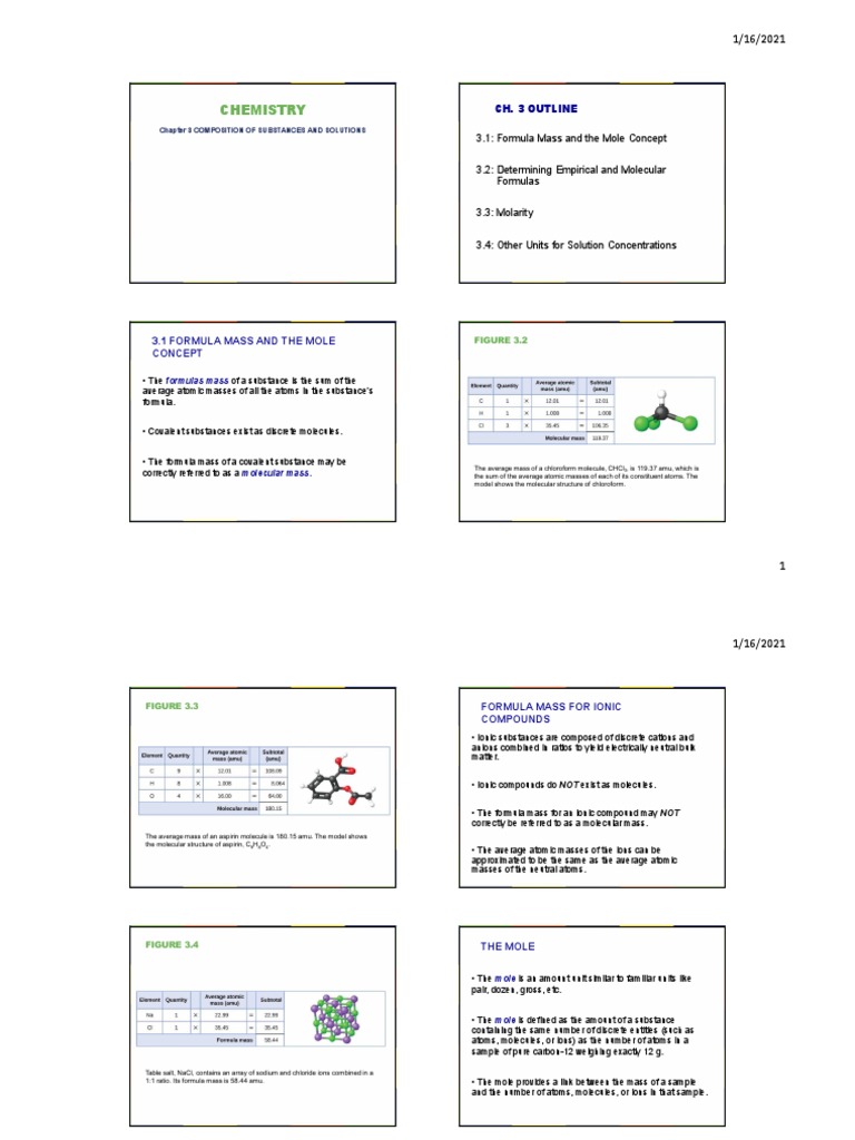 Chem1012 CH03 PowerPoint | PDF