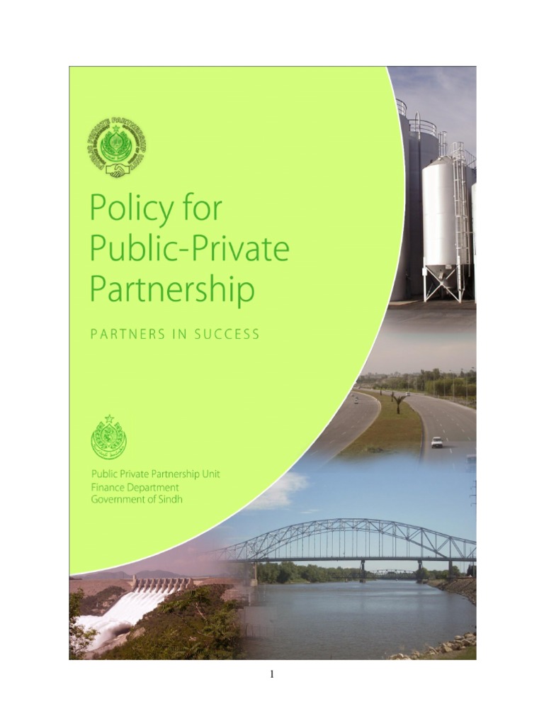 Policy For Public Private Partnership | PDF | Public–Private ...