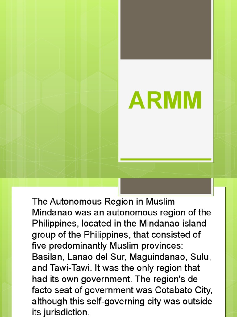 Tourism and Culture in ARMM | PDF