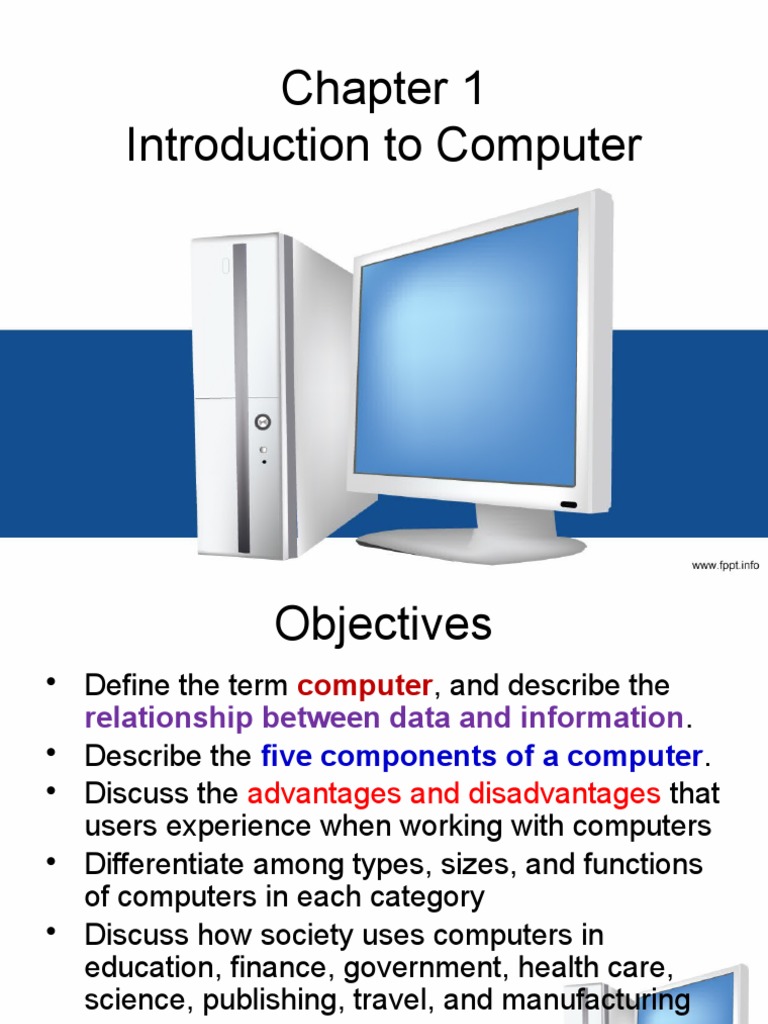 Chapter 01 Introduction To Computers - 062021 | PDF | Mainframe ...