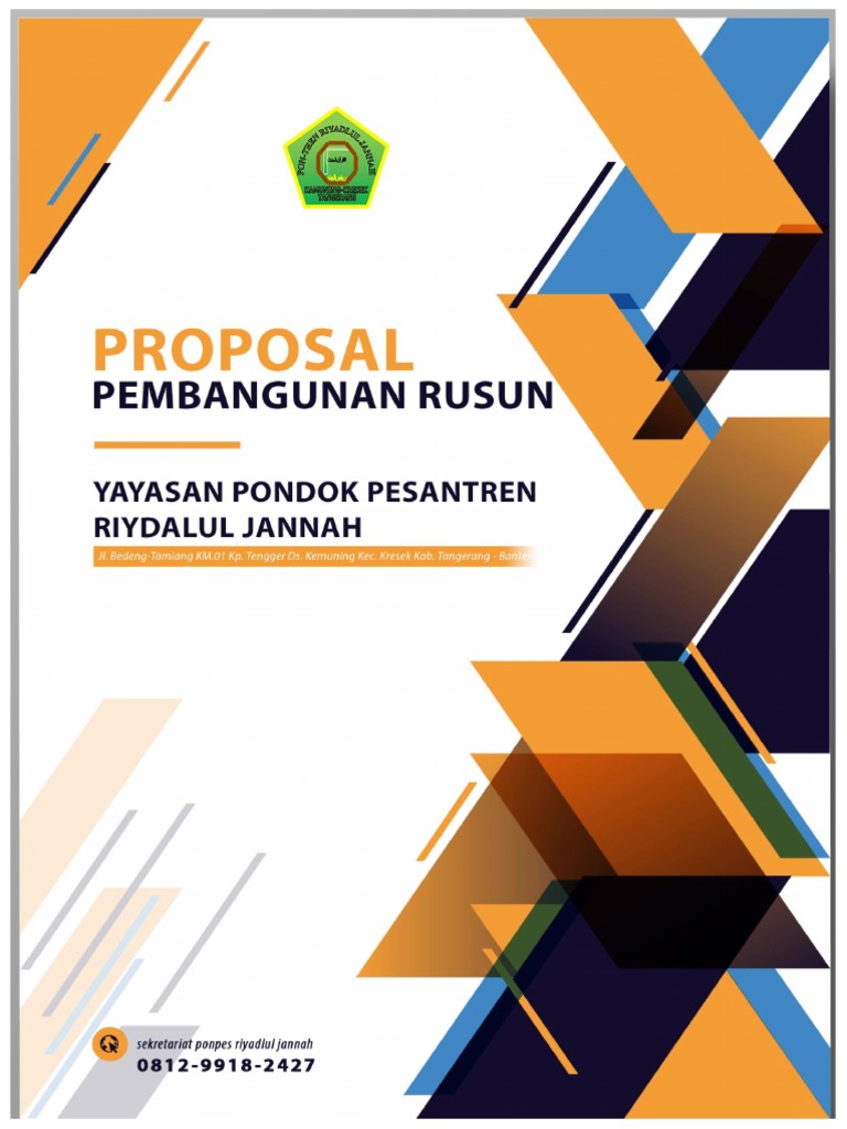 PROPOSAL RUSUNAWA YPP Riyadlul Jannah | PDF