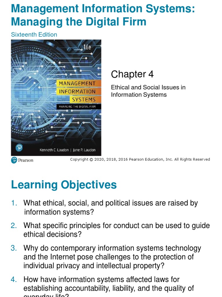 Laudon - Mis16 - PPT - ch04 - KL - CE | PDF
