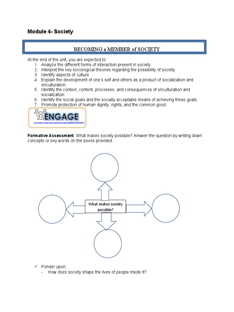 Module 4 - UCSP | PDF | Socialization | Deviance (Sociology)