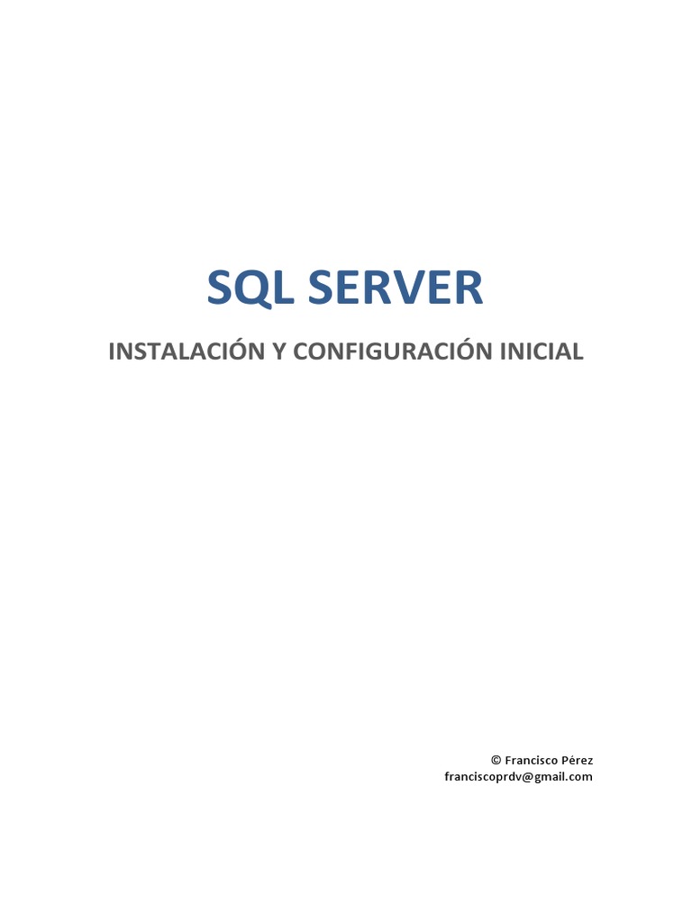 01 - Unidad 01 - SQL Server - Instalación y Configuración Inicial v4 (2 ...