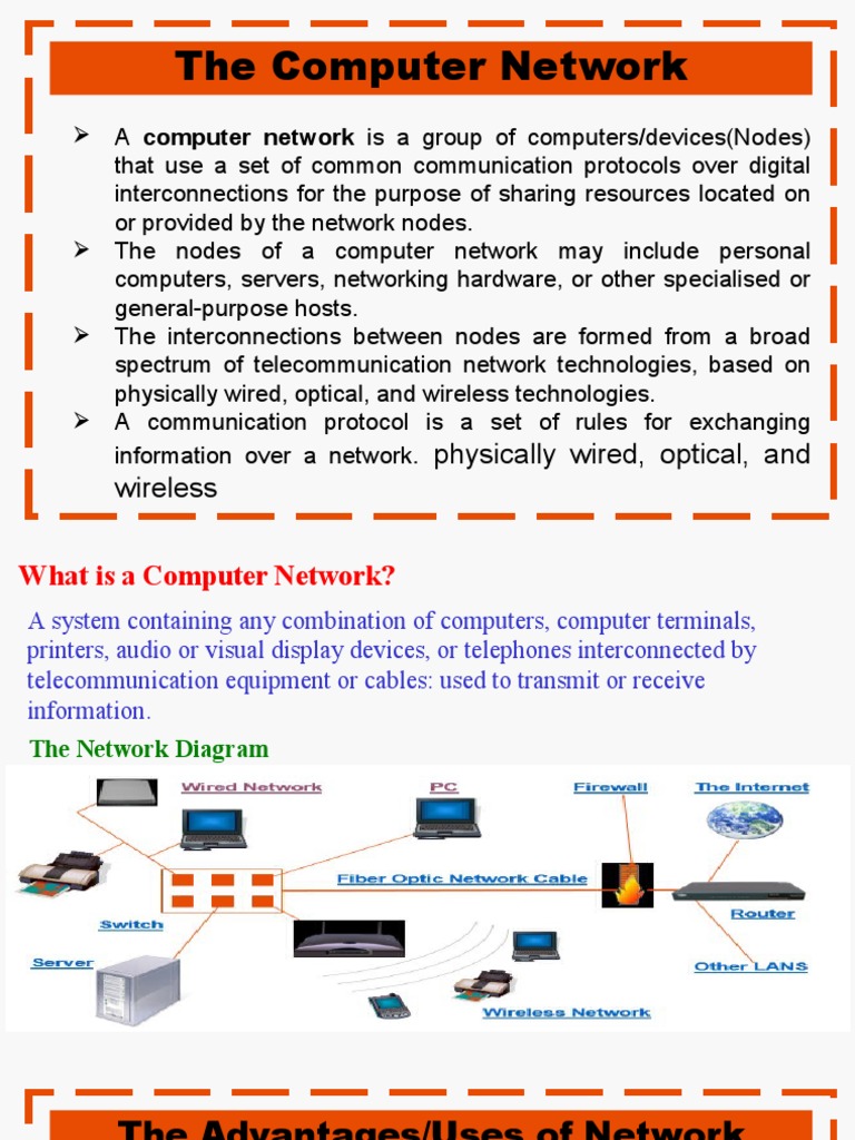 Module 1 - PPT - 1 | PDF | Computer Network | Network Topology